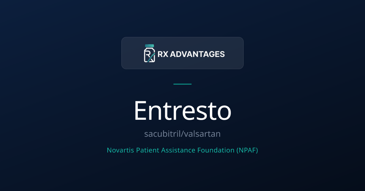 Entresto (sacubitril/valsartan) Patient Assistance Program — Novartis ...