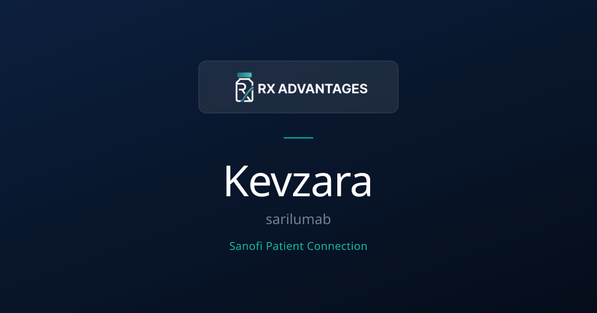 Kevzara (sarilumab) Patient Assistance Program — Sanofi Patient ...