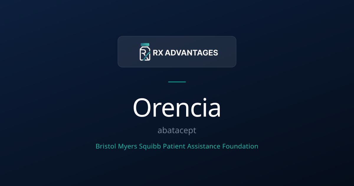 Orencia (abatacept) Patient Assistance Program — Bristol Myers Squibb ...