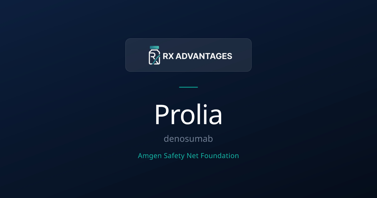 Prolia (denosumab) Patient Assistance Program — Amgen Safety Net ...